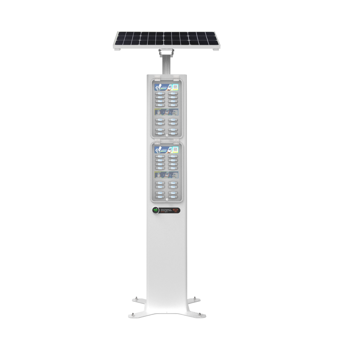 Solar PortablePower 32 Charging Kiosk - HonestWaves