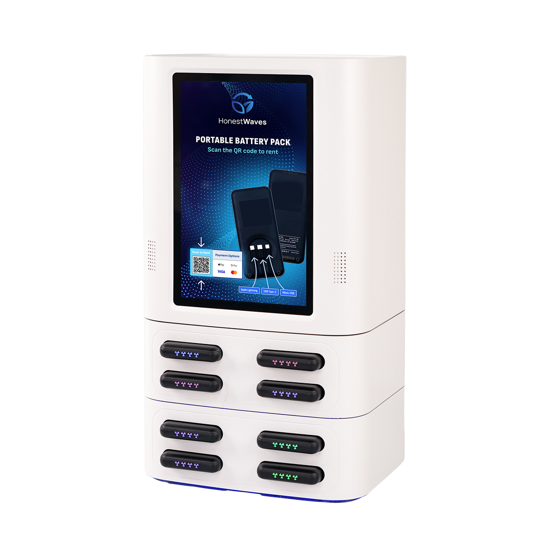 PortablePower Pro Battery Pack Rental Kiosks - HonestWaves