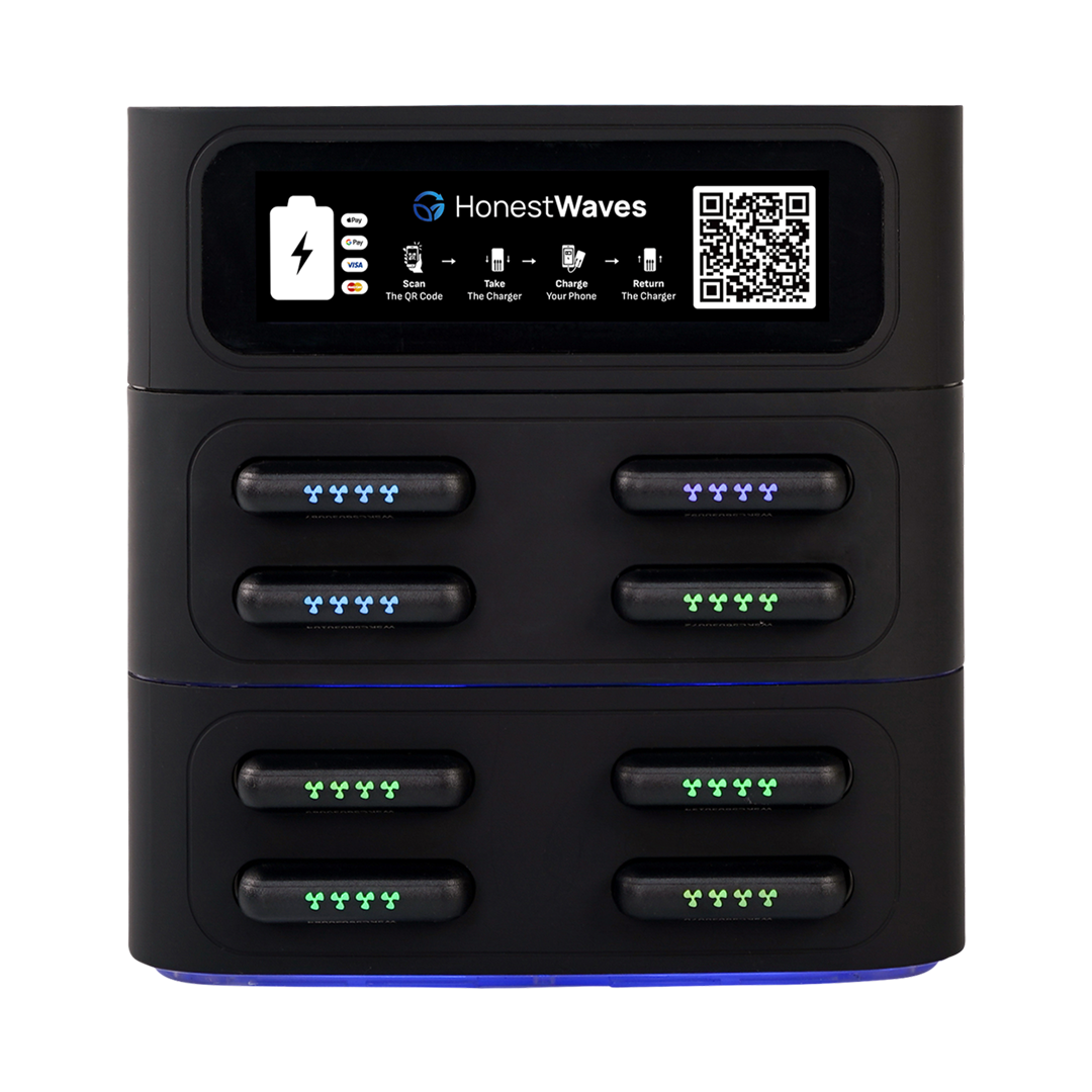 PortablePower Rental Battery Pack Kiosks - HonestWaves