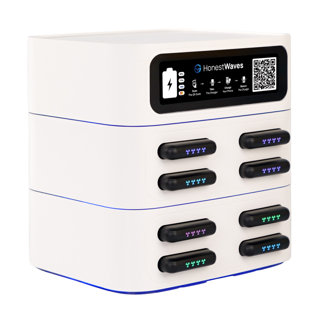 PortablePower Rental Battery Pack Kiosks - HonestWaves