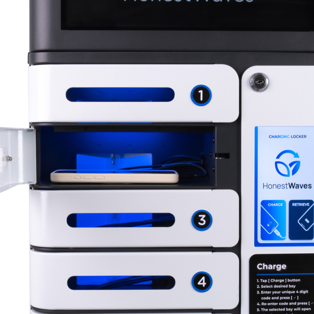 Rental Phone Charging Locker - HonestWaves