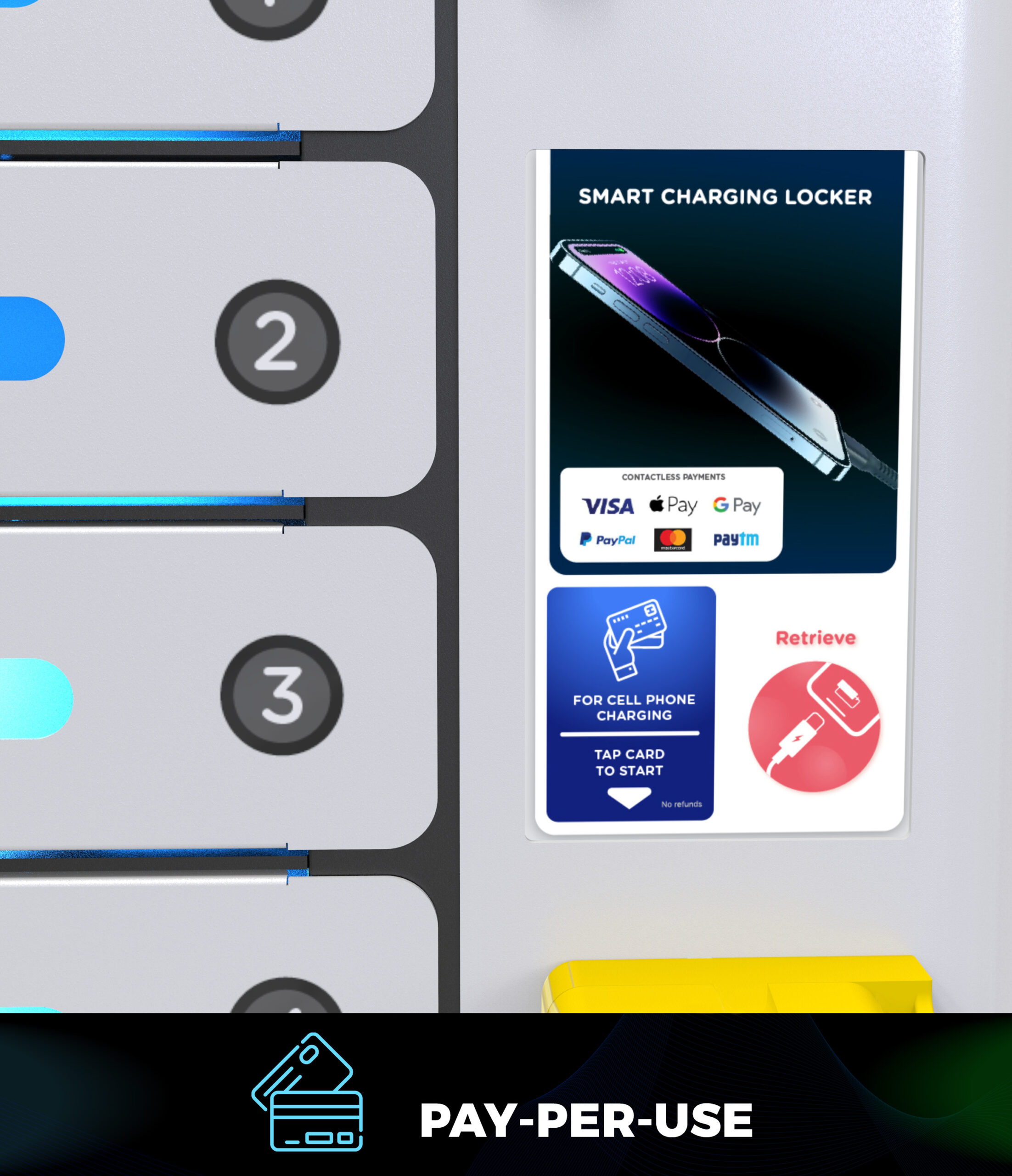 Credit Card Reader Locker Add-on - HonestWaves