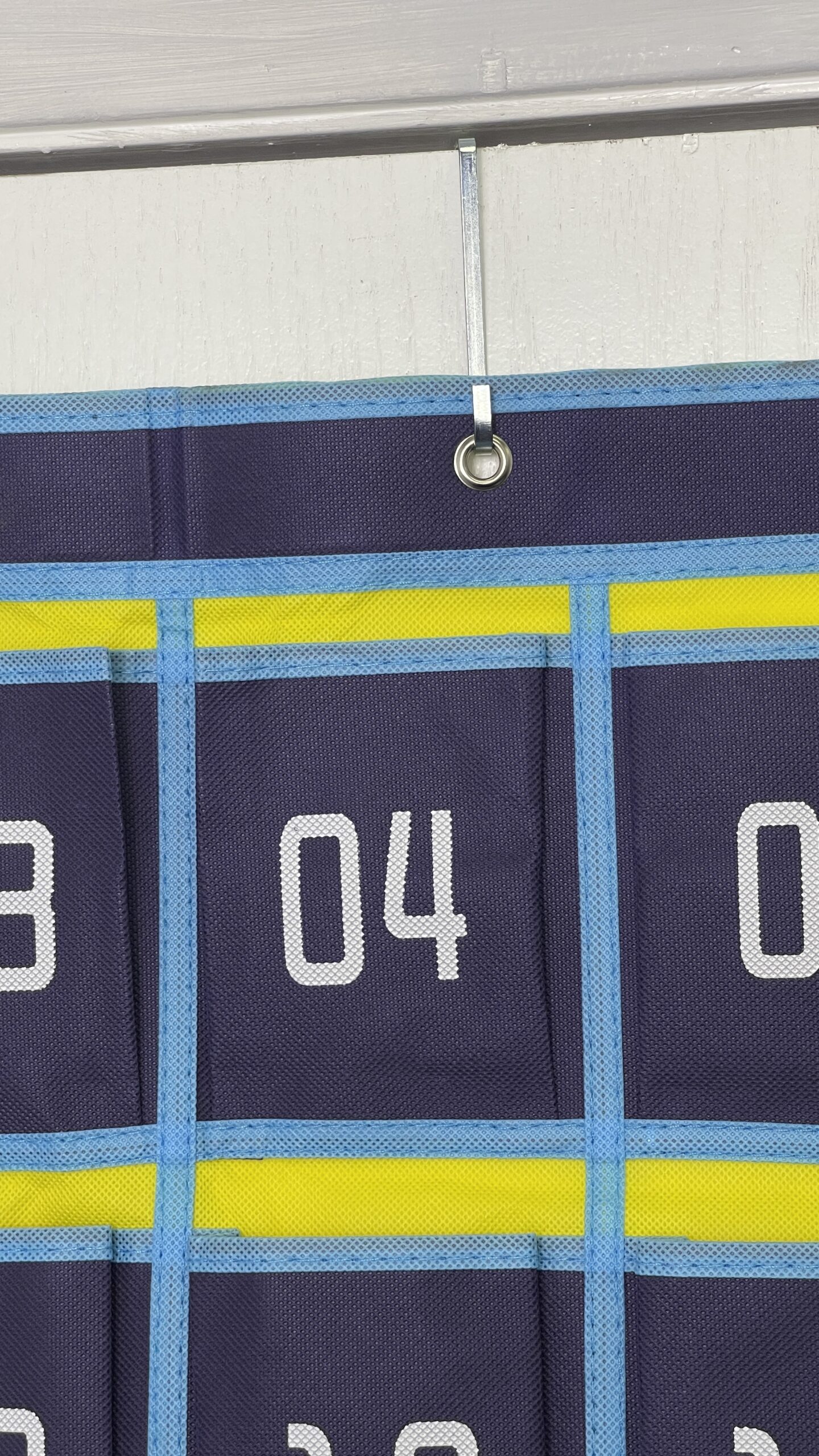 Numbered Classroom Pocket Chart – Cell Phone Holder
