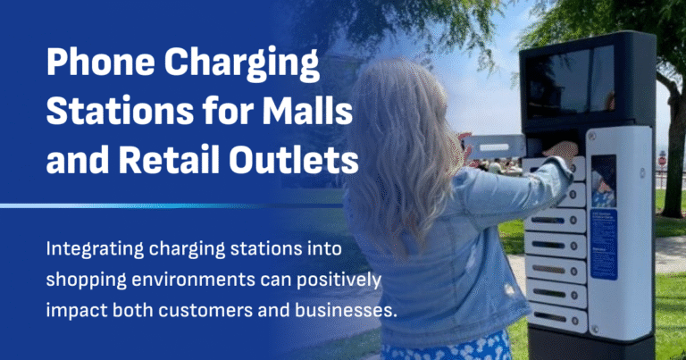 Phone Charging Station for Malls and Retail Outlets